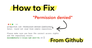 Fix "Permission Denied" Error From Github - Maxim Orlov