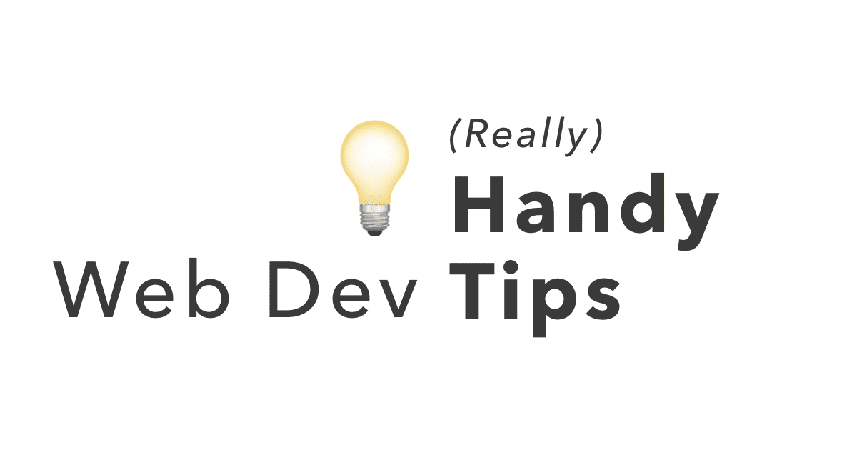 Handy Tips | Page 8 - Maxim Orlov