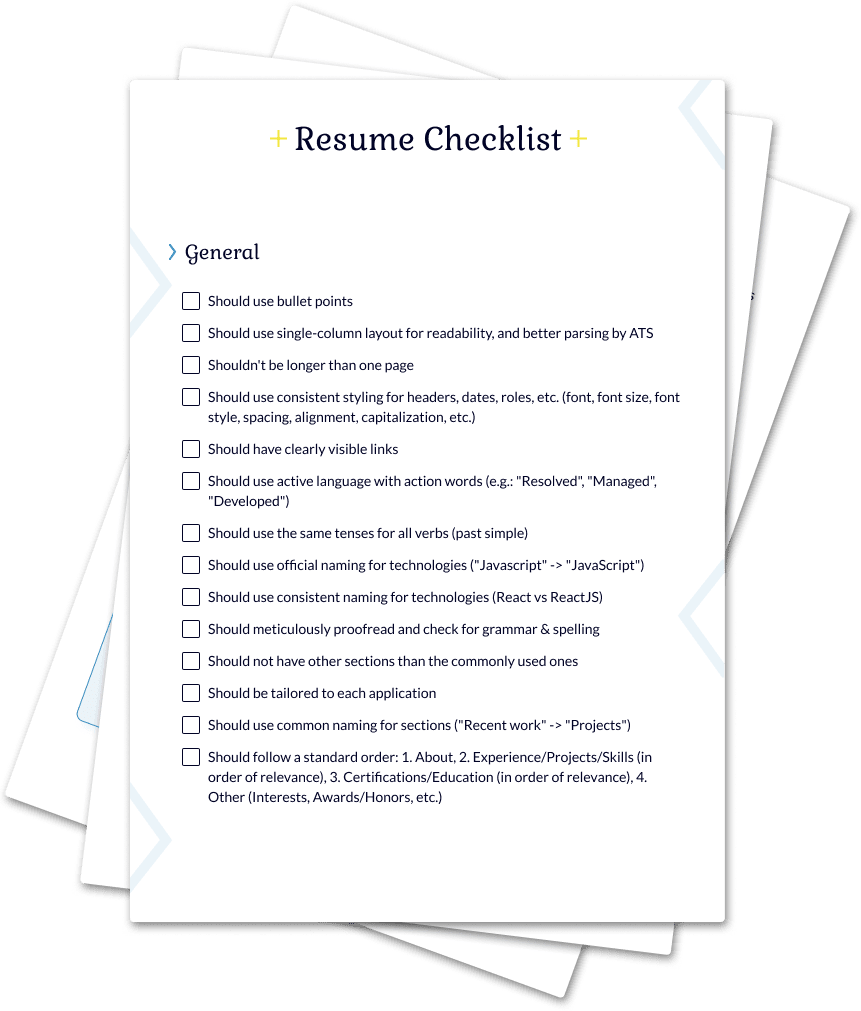 One or Two-Column Resumes: Best Choice for Aspiring Web Developers ...
