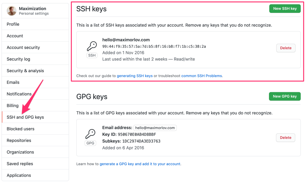 Fix Permission Denied Error From Github Maxim Orlov