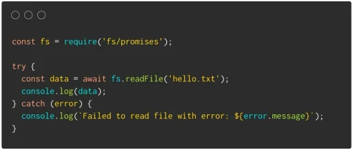 Use Native Promises With Nodejs Fs Module Maxim Orlov 3328