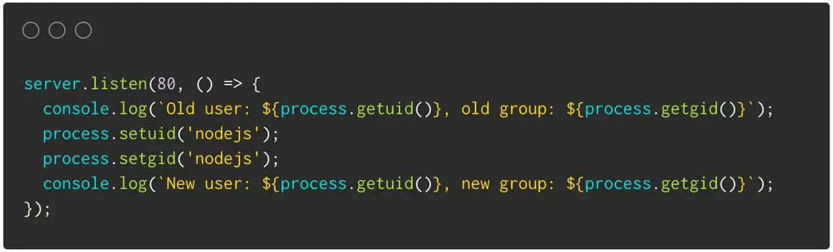 Relinquish Process Privileges in Node.js - Maxim Orlov