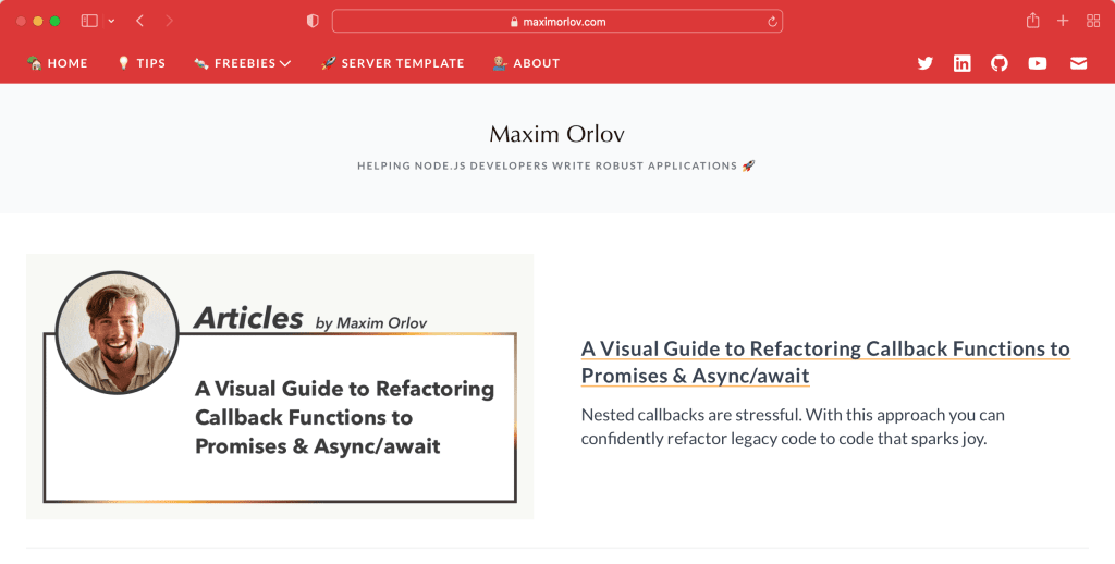 Using theme-color Meta Tag - Maxim Orlov